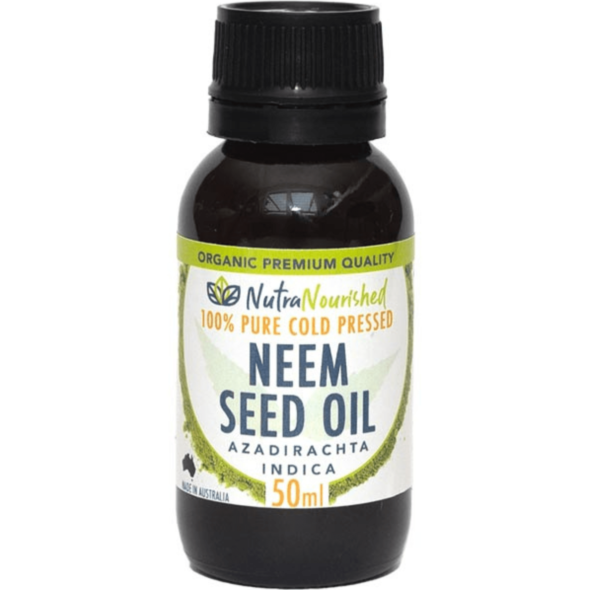 Neem Seed Oil – Organic Cold-Pressed – 50ml – Pure & Natural – External ...